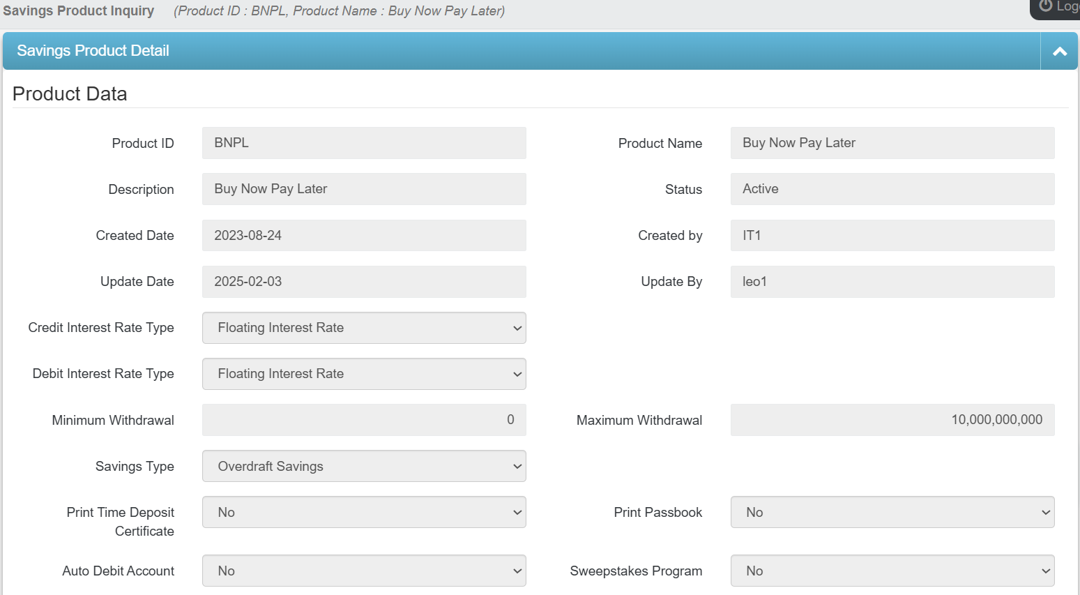 BNPL | FinCloud Docs